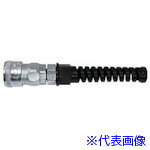 オレンジブック トラスコ中山　TRUSCO日東 ロータリー機構付ナットカプラ 鋼鉄製(78091) 〔品番:85SNRGSTEELNBR〕[ 注番:8147755]特長●ボールベアリング式スイベル機構で、ホースのねじれがなく、手に掛かる負担...