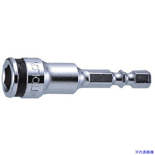 オレンジブック トラスコ中山　TRUSCOミトロイ ビットソケット ショートスタビー ボールタイプ 9mm 〔品番:EF9SB〕[ 注番:8175294]特長●ショートタイプです。（全長55mm）●6角ボルトビスやテクスネジの着脱用です。●...