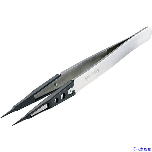 オレンジブック トラスコ中山　TRUSCOHOZAN ESDチップピンセット 〔品番:P641S〕[ 注番:8183672]特長●チップは静電気対策されたエンジニアリングプラスチックを使用しています。●ESD対策仕様商品です。用途●静電気の...