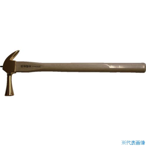 オレンジブック トラスコ中山　TRUSCO王将 純金鍍金仮枠ハンマー止付小450 〔品番:020904〕[ 注番:8184276]特長●頭部は純金鍍金を施し現場にて目立ちます。●柄は国産の選び抜かれた白樫使用です。用途●建築　建設　土木　D...