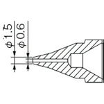 オレンジブック トラスコ中山　TRUSCO白光 SS型 ノズル/0.6mm 〔品番:N6101〕[ 注番:8184546]特長仕様●内径(mm)：0.6●外径(mm)：1.5仕様2●適用吸取器：FR-301、FR-410材質/仕上セット内容...