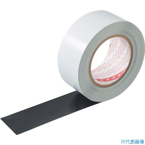 オレンジブック トラスコ中山　TRUSCO3M 金属検知用スプライステープ 8416AL 50mmX50m 黒 〔品番:8416AL50X50K〕[ 注番:8184785]特長●被検知性(金属検知・光検知)を設けた基材にアクリル系粘着剤を塗...