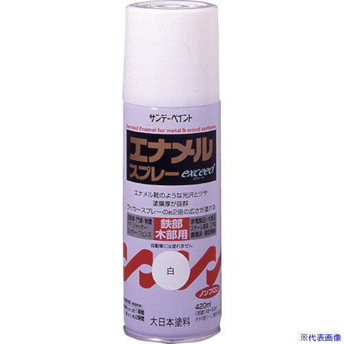 オレンジブック トラスコ中山　TRUSCOサンデーペイント エナメルスプレーEX 420ml 赤 〔品番:23N12〕[ 注番:8186339]特長●塗膜がきわめて厚く塗れるので、ラッカースプレーに比べて約2倍の広さに塗れます。●エナメル靴...