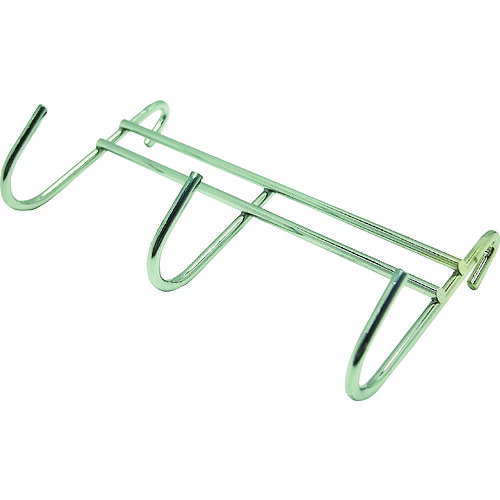 オレンジブック トラスコ中山　TRUSCOWAKI 棚受金具 3連フック (1個入) 〔品番:EMP182〕[ 注番:8190070]特長●メッシュパネル（ワイヤーネット）に取り付けて、小物を引っ掛けるメッシュフックです。●メッシュパネル専...