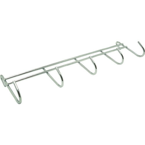 オレンジブック トラスコ中山　TRUSCOWAKI 棚受金具 5連フック (1個入) 〔品番:EMP183〕[ 注番:8190071]特長●メッシュパネル（ワイヤーネット）に取り付けて、小物を引っ掛けるメッシュフックです。●メッシュパネル専...
