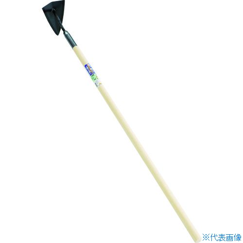 オレンジブック トラスコ中山　TRUSCO浅野木工所 草削 (鋼付)デルタホー二面式210mm 〔品番:10025〕[ 注番:8190917]特長●立って草削り、穴掘り、畑の畝作りに使用します。●切れ味がよく砥ぎやすいです。●畑の管理、庭の...
