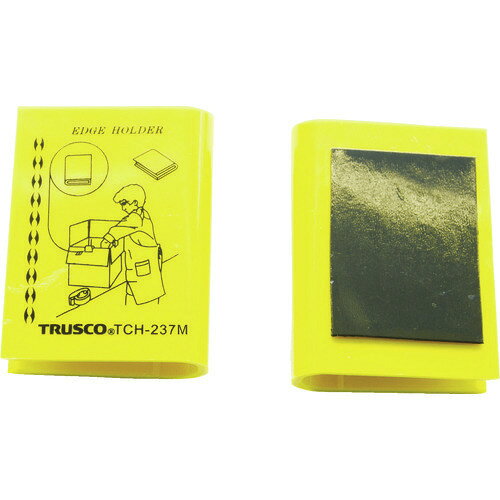 オレンジブック トラスコ中山　TRUSCOTRUSCO カートンエッジホルダー マグネット付タイプ 4個入セット 〔品番:TCH237M〕[ 注番:8191277]特長●ダンボールのフタを固定できるので効率よく梱包作業ができます。●梱包作業...