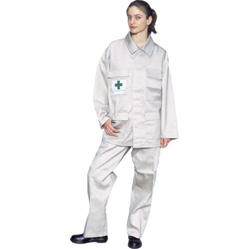 オレンジブック トラスコ中山　TRUSCO日本エンコン プロバン[[R上]]耐熱防炎服 ズボン ウエスト88 サイズL 〔品番:5161BL〕[ 注番:8192908]特長●綿100%の風合いを保ちながら、特殊な防炎加工により優れた耐熱防炎...