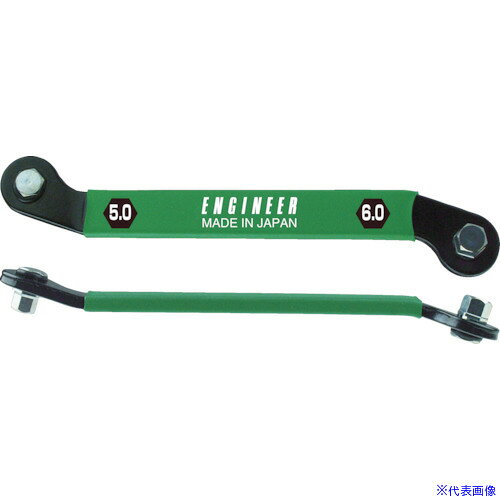 オレンジブック トラスコ中山　TRUSCOENGINEER 薄型ベントレンチ(HEX5.0×6.0mm) 〔品番:DHX03〕[ 注番:8193754]特長●障害物を避けて使用できるベントタイプです。●握りやすいチューブ付きです。●アングル...