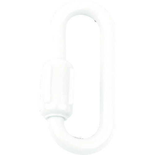 オレンジブック トラスコ中山　TRUSCOTRUSCO プラカラビナ ホワイト 6MM (2個入) 〔品番:TCK6W〕[ 注番:8195289]特長●プラスチックチェーン同士をつなぐためのジョイントです。用途●進入禁止区間の仕切りや、駐車...