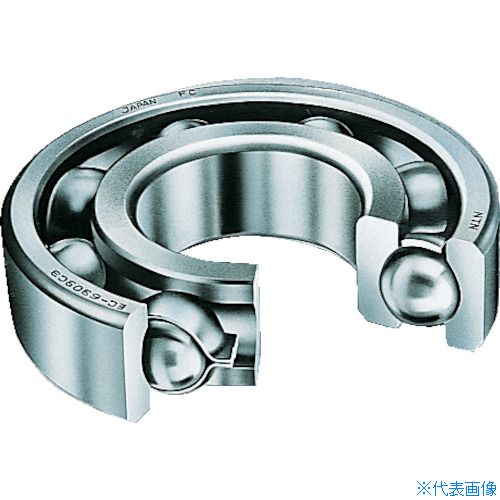 オレンジブック トラスコ中山　TRUSCONTN 深溝玉軸受(開放タイプ)内輪径80mm外輪径125mm幅14mm 〔品番:16016〕[ 注番:8197984]特長●内輪・外輪とも軌道は円弧状の深い溝となっており、ラジアル荷重・両方向のア...