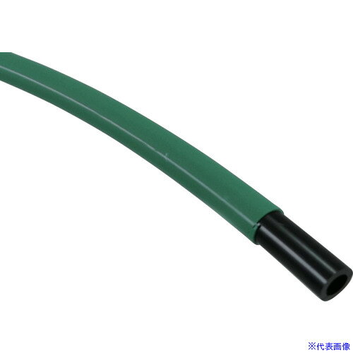 オレンジブック トラスコ中山　TRUSCOチヨダ エルフレックスLEーSタイプ 6mm/20m 緑 〔品番:LES620G〕[ 注番:8202350]特長●エルフレックスの外皮を0.5mmにして取り回し及び低価格を実現しました。●スポット溶...