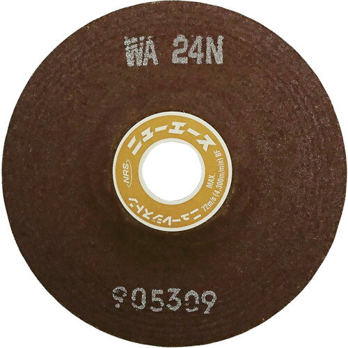 オレンジブック トラスコ中山　TRUSCONRS オフセット型研削砥石 ニューエース 100×6×15 WA24N 〔品番:NA1006WA24N〕[ 注番:8202427]特長●研削用オフセットタイプの汎用品です。●広い用途に優れた能力を...