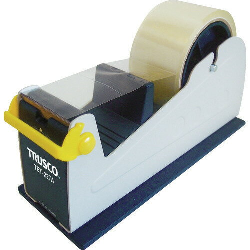 オレンジブック トラスコ中山　TRUSCOTRUSCO テープカッター (スチール製) 〔品番:TET227A〕[ 注番:8206432]特長●安定感のある重量級のテープカッターです。●二つのコアがあり用途に応じて使い分けができます。●スチ...