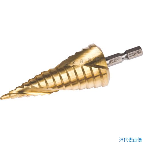 オレンジブック トラスコ中山　TRUSCOウイニングボア コバルトステップドリル 4〜30mmチタンコーティング 〔品番:CSD3TR〕[ 注番:8219176]特長●スパイラル溝で切れ味アップ。●独自の切り刃構成で抜群の能力を発揮します。...