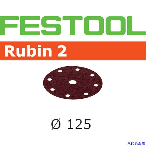 オレンジブック トラスコ中山　TRUSCOFESTOOL サンドペーパー RU2 D125 P60 50枚入り(499094) 〔品番:00523852〕[ 注番:8245822]特長●D125mm用、9穴サンドペーパーです。●マジック式で...