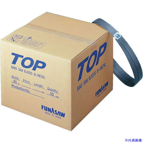 オレンジブック トラスコ中山　TRUSCOFUNASAW カットオフバンドソー バイメタルTOP 全長4880 幅41 4山 厚み1.3 4山 〔品番:TOP414880〕[ 注番:8266041]特長●高級新鋼種の採用により切削寿命が飛躍...