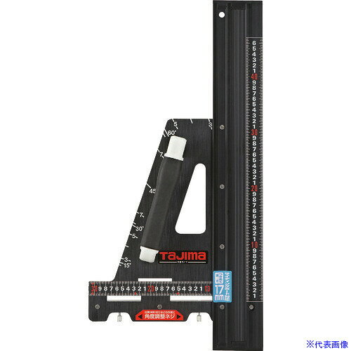 オレンジブック トラスコ中山　TRUSCOタジマ 丸鋸ガイド LX450 〔品番:MRGLX450〕[ 注番:8277109]特長●丸鋸ピッチ、ボードの割付が簡単にできるボード割付マーク付横目盛です。●簡易的に角度や勾配を確認できる勾配目盛...