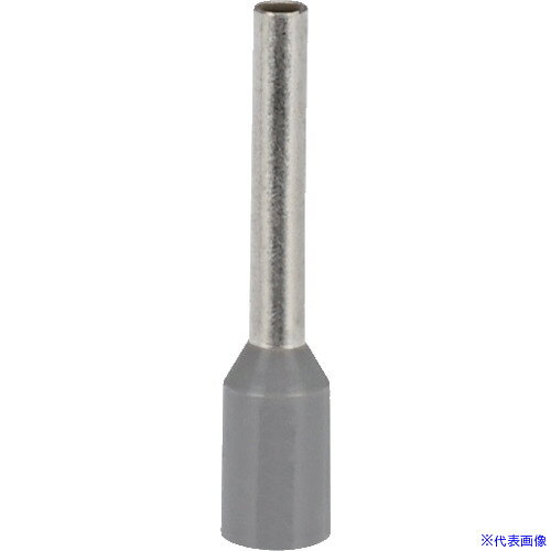 オレンジブック トラスコ中山　TRUSCOPANDUIT 絶縁付フェルール端子(SingleWire DIN規格) AWG18 グレー 500本入 FSD76−12−D 〔品番:FSD7612D〕[ 注番:8278692]特長●ポリプロピレ...