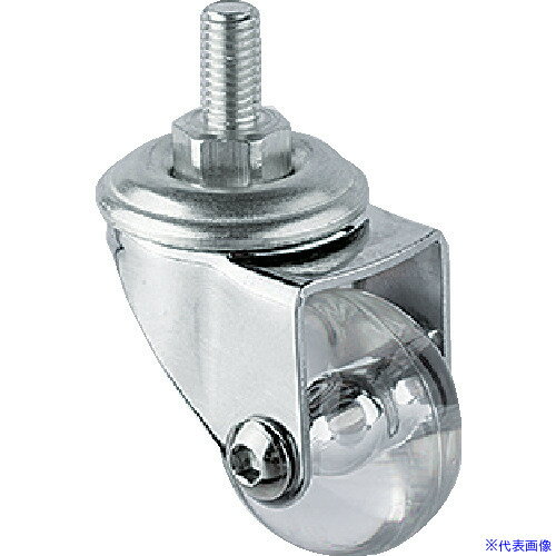 オレンジブック トラスコ中山　TRUSCOSAMSONG デザインクリアキャスター「Emma」 ネジ 自在 35mm 〔品番:EMMAT35〕[ 注番:8280238]特長●クリアービジュアルで外観性に優れたデザインキャスターです。用途●小...