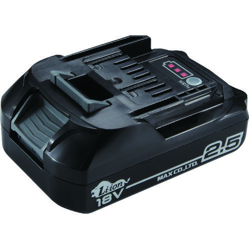 オレンジブック トラスコ中山　TRUSCOMAX リチウムイオン電池パック 〔品番:JPL91825A〕[ 注番:8282654]特長●18V 2.5Ahリチウムイオン電池パックです。●残量表示付です。仕様●種類：電池パック●電圧(V)：1...