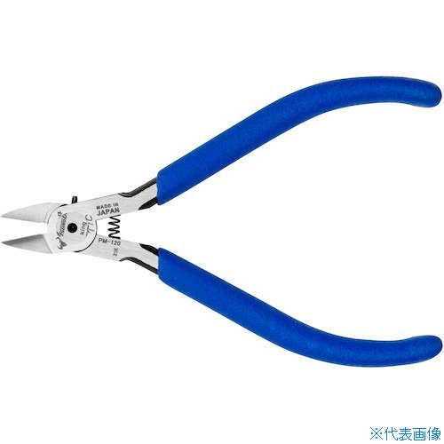 オレンジブック トラスコ中山　TRUSCOTTC KingTTC マイクロニッパー 先細タイプ No.5 全長124mm 〔品番:PM120〕[ 注番:8283572]特長●頭部が薄く細いので、入り組んだ所での切断に最適です。仕様●全長(m...