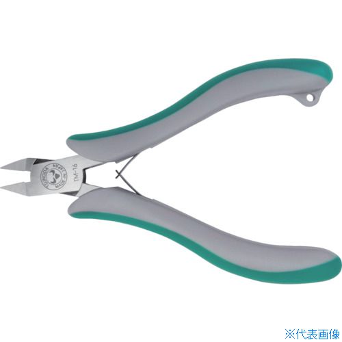 オレンジブック トラスコ中山　TRUSCOTTC Trinity 薄刃ニッパー 先細タイプ 〔品番:TM16〕[ 注番:8283587]特長●プラスチック成型のゲートカットに最適です。（プラスチック専用）仕様●全長(mm)：118●刃表面形...