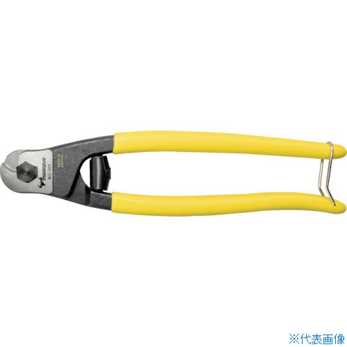 オレンジブック トラスコ中山　TRUSCOTTC KingTTC ワイヤーロープカッター バネ&開閉ロック付 全長228mm 〔品番:WC225〕[ 注番:8283591]特長●ワイヤーがほつれずにキレイに切れます。●6mmのワイヤーロープ...