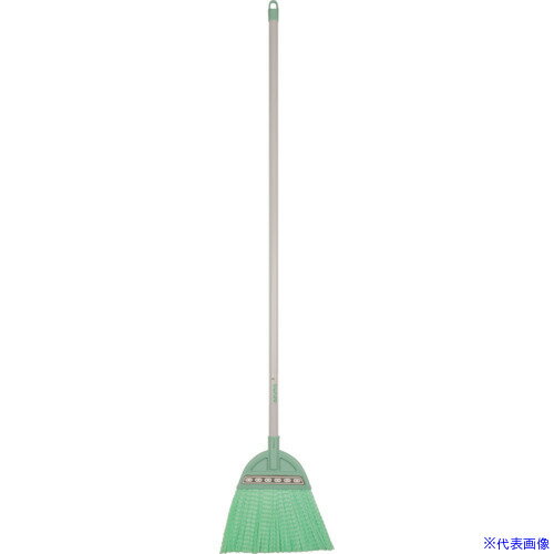 オレンジブック トラスコ中山　TRUSCOazuma 化繊ホーキ 長柄 B 〔品番:242239000〕[ 注番:8283655]特長●水に強い丈夫でコシのある樹脂製ホーキ。用途●屋外の掃き掃除に仕様●幅(mm)：約260●長さ(mm)：約...