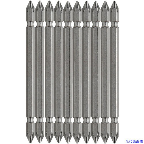 オレンジブック トラスコ中山　TRUSCOアネックス パワービット10本組 両頭+1×110 〔品番:AP14M1110〕[ 注番:8285406]特長●メッキ層の影響を受けないラッカー＋防錆油処理です。●耐久性抜群です。用途●電動ドライバ...