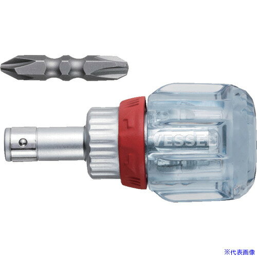 オレンジブック トラスコ中山　TRUSCOVESSEL ラチェットスタビードライバー No.TD−6700W−23(+2/+3) 〔品番:TD6700W23〕[ 注番:8290481]特長●ラチェット機構付きのスタビードライバーです。●手に...