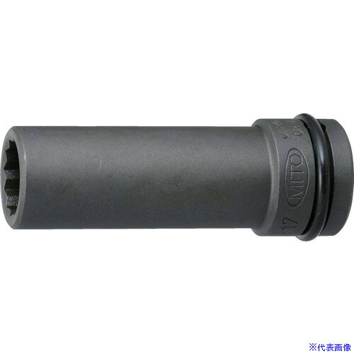 オレンジブック トラスコ中山　TRUSCOミトロイ 1/2 インパクトレンチ用 ソケット(12角) ロング 17mm 〔品番:P4ML17〕[ 注番:8291281]特長●差込角12.7mmインパクトレンチ用です。●ロングタイプです。用途●...