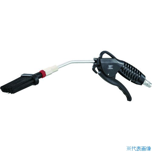 オレンジブック トラスコ中山　TRUSCOWTB ブラシエアーダスターガン 〔品番:WT66BR5P〕[ 注番:8292445]特長●加工物にブラシを付けてエアブローすることで作業者への切削油・切り粉のハネ返りを減少させます。●作業者への安...