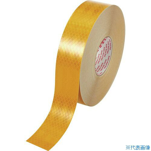 オレンジブック トラスコ中山　TRUSCO3M フレキシブルプリズム反射シート 50mm×45.7m 黄色 〔品番:3311FP50X45.7〕[ 注番:8293635]特長●環境負荷が少ないプリズム構造でありながら、非常に高い柔軟性を持つ...