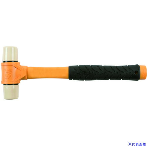 オレンジブック トラスコ中山　TRUSCOOH スーパープラハンマー#1/2 〔品番:PL05VLT〕[ 注番:8314575]特長●従来の打撃力・打感はそのままに、使いやすさと安全性をプラスしました。●ワークや置き場所をキズつけないヘッド...