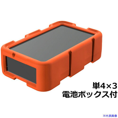 オレンジブック トラスコ中山　TRUSCOタカチ プラスティックケース 〔品番:LCT115HF3DO〕[ 注番:8336553]特長●耐衝撃デザインのシリコンカバー付ハンドタイプケースです。●落下などの衝撃から機器を保護します。仕様仕様2...