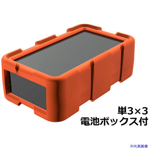 オレンジブック トラスコ中山　TRUSCOタカチ プラスティックケース 〔品番:LCT135HM3DO〕[ 注番:8336643]特長●耐衝撃デザインのシリコンカバー付ハンドタイプケースです。●落下などの衝撃から機器を保護します。仕様仕様2...