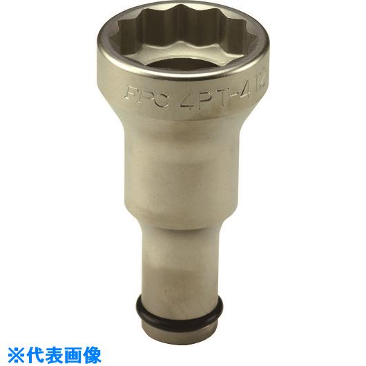 オレンジブック トラスコ中山　TRUSCOFPC インパクト・ホイールナット用仮締ソケット 差込角12.7mm 対辺6角4 〔品番:4PT4121〕[ 注番:8353313]特長●大型車のホイールナットの仮締用ソケットです。仕様●差込角(m...