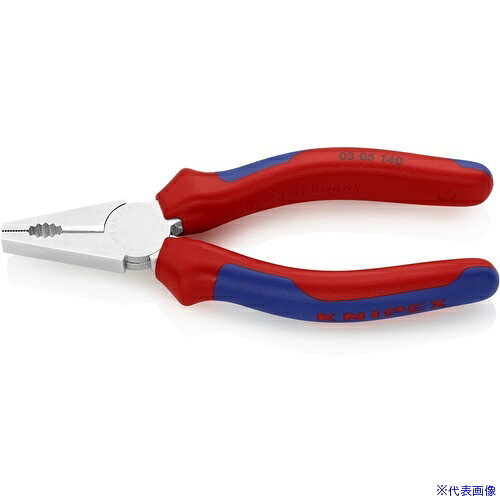 オレンジブック トラスコ中山　TRUSCOKNIPEX ペンチ クロムメッキ仕上げ コンフォートハンドル 140mm 〔品番:0305140〕[ 注番:8356457]特長●つかみ面は板やパイプに対応する形状で、幅広い用途で使用できます。●...