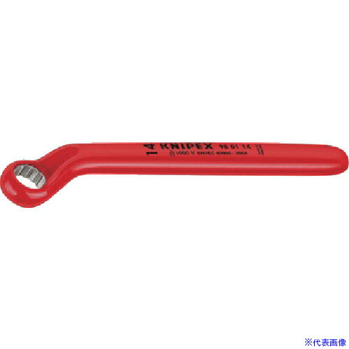 オレンジブック トラスコ中山　TRUSCOKNIPEX 9801−18 絶縁メガネ 1000V 〔品番:980118〕[ 注番:8356504]特長●クロムメッキされたベーシックなツールです。仕様●二面幅寸法(mm)：18●全長(mm)：2...