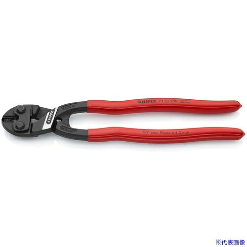オレンジブック トラスコ中山　TRUSCOKNIPEX 250mm ミニクリッパー リセス付 プラスチックハンドル 〔品番:7131250〕[ 注番:8358254]特長●軟線・硬線・ピアノ線を精密に切断することができます。●ボルト・釘・リ...