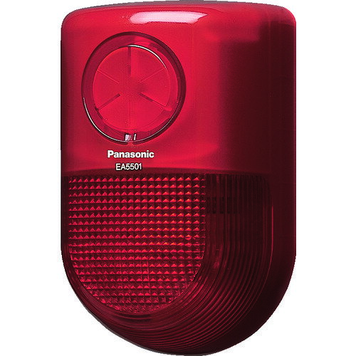 オレンジブック トラスコ中山　TRUSCOPanasonic 警報ランプ付ブザー屋側用AC100V 〔品番:EA5501〕[ 注番:8362024]特長●光と音で異常などを外部に知らせます。●光と音の動作時間を個別に設定できます。●発光部に...