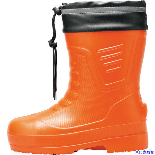 オレンジブック トラスコ中山　TRUSCOXEBEC EVAショート丈防寒長靴85715-82-4L オレンジ 〔品番:85715824L〕[ 注番:8366115]特長●厚さ13mmのウレタンインナーソックスは保温力が高く、取り外しができ...
