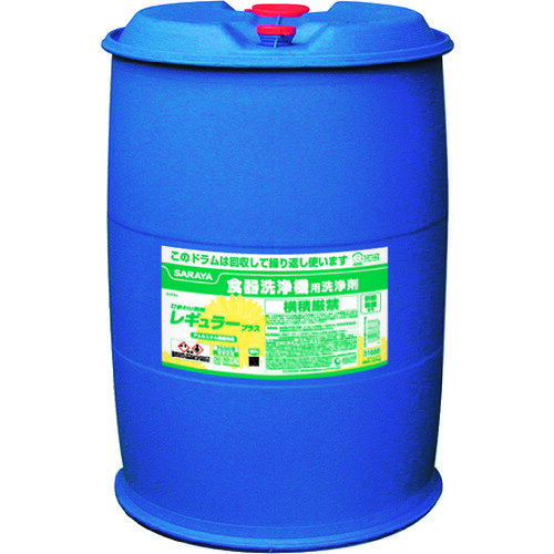オレンジブック トラスコ中山　TRUSCOサラヤ 厨房機器洗剤 ひまわり洗剤レギュラープラス 125kg 〔品番:31688〕[ 注番:8366814]特長●陶器、ガラス、プラスチック、ステンレス、アルミニウム製の食器、調理用具、コンテナに...