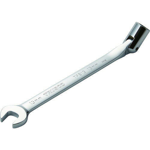 オレンジブック トラスコ中山　TRUSCOTRUSCO フレックスソケットスパナ 13mm 〔品番:TFS13〕[ 注番:8369062]特長●スパナ側で早回し、ソケット側で本締めができ、作業時間の短縮につなげます。仕様●二面幅寸法(mm)...