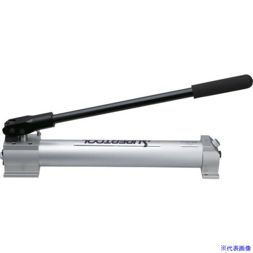 オレンジブック トラスコ中山　TRUSCOスーパー アルミ製油圧ポンプ(単動式シリンダ用) 有効油量:1500cm3 〔品番:HP1500AN〕[ 注番:8370737]特長●高圧・低圧の二段自動切換の吐出型ポンプです。●アルミ製なので、持...