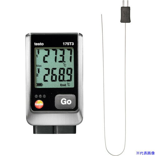 オレンジブック トラスコ中山　TRUSCOTESTO 温度ロガK熱電対針金タイプ2chセット 〔品番:TESTO175T3SET2〕[ 注番:8382571]特長●温度ロガTESTO175T3に外付けプローブ1本と175用USBケーブルがつ...