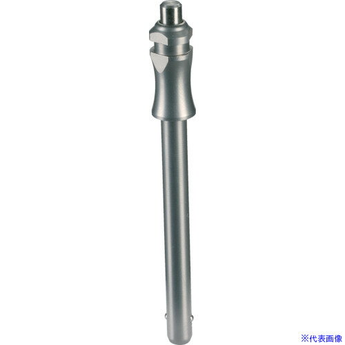 オレンジブック トラスコ中山　TRUSCOHALDER ボールロックピン セルフロッキング ストレートタイプ ピン径16 ワーク最大厚80 〔品番:22370.0096〕[ 注番:8488339]特長●部品や加工品をスピーディに固定、ロック...