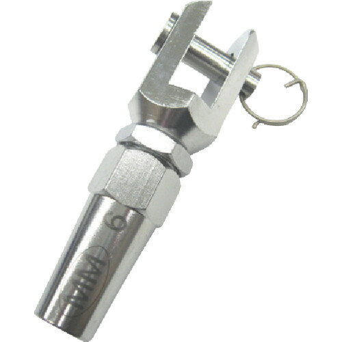オレンジブック トラスコ中山　TRUSCO水本 ジョイント ステンレス ロックターミナルフォーク 奥行9×幅24×高さ13mm 〔品番:B2422〕[ 注番:8490947]特長●ワイヤを現場で取付できます。用途●ワイヤロープの端末に。仕様...