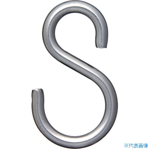 オレンジブック トラスコ中山　TRUSCOニッサチェイン ステンレス Sフック 4.8×43mm(100個入) 〔品番:SSH48〕[ 注番:8492859]特長●国産の材料を使用した、ベーシックなS字フックです。●水回りに最適なステンレス...